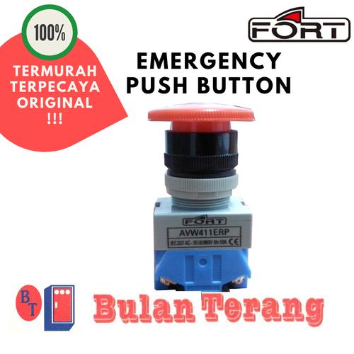 Jual EMERGENCY PUSH BUTTON merek Fort AVW411ERPEmergency Push Button ...