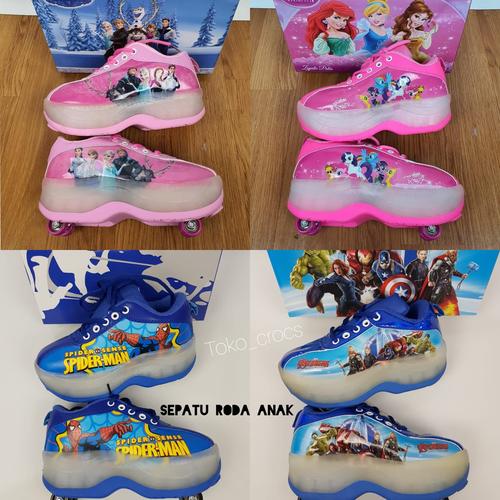 Jual Sepatu Roda Anak Disnep / Sepatu Roda anak anak - FrozenCEWEK, 28 ...