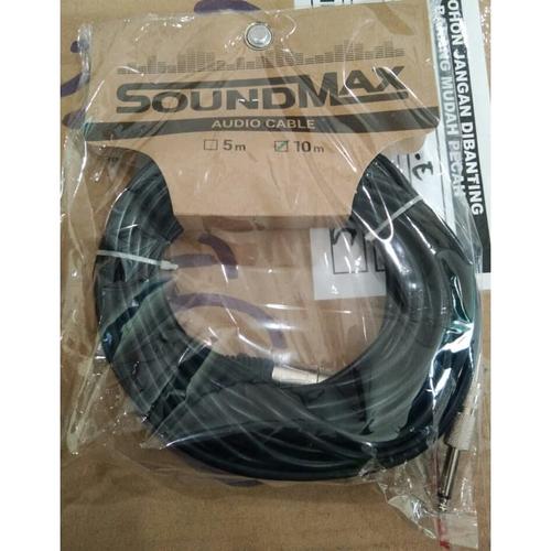 Jual Soundmax Kabel Mic panjang 10Meter 10m Audio Cable Sound Max ...