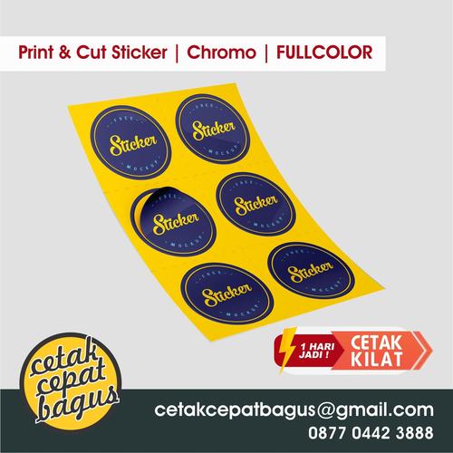 Jual Cetak Stiker Label Kemasan + Cutting / Stiker Cromo / CETAK KILAT ...