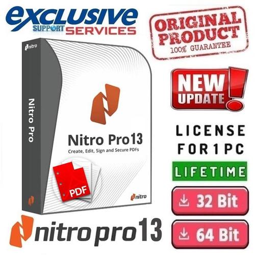 Jual Nitro Pro 13 License Original Activation Key - Kab. Serdang ...