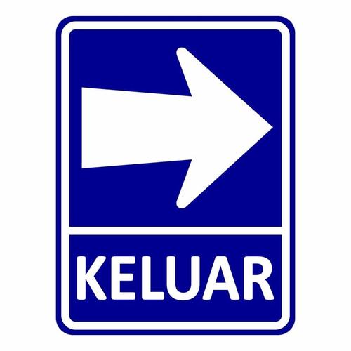 Promo Rambu Sign Petunjuk Arah 45cm x 60cm Plat Alumunium - Kota ...