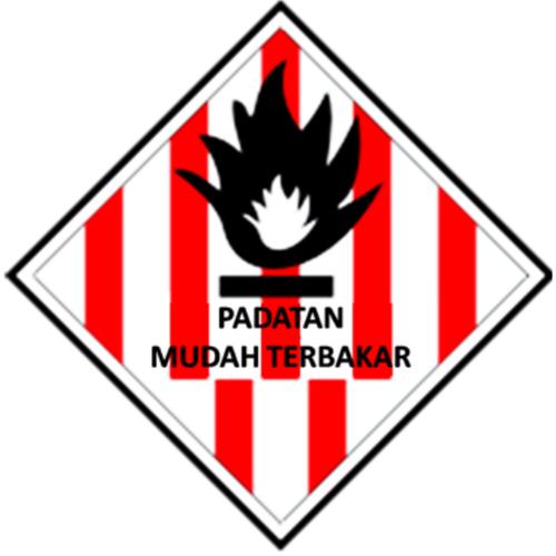 Jual STICKER PADATAN MUDAH MENYALA / LIMBAH B3 STIKER UK 10X10CM sign ...