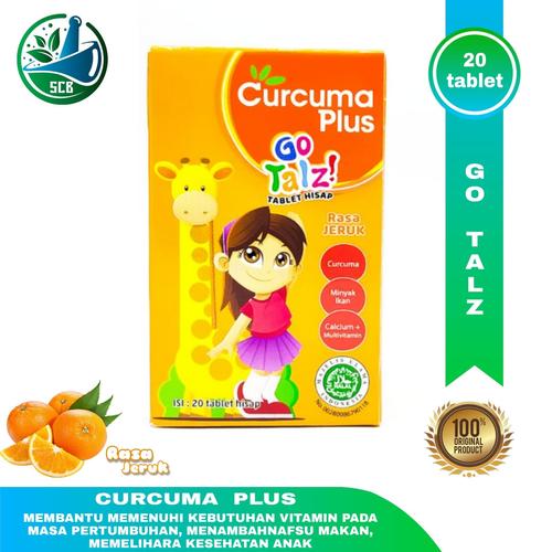 Jual Curcuma Plus Go Talz Orange - Tablet Hisap (Rasa Jeruk) - Jakarta ...