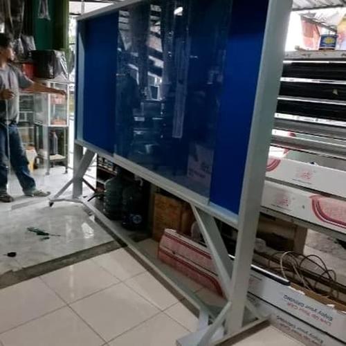 Jual Papan Mading Magnetik Kaca Standing - Jakarta Timur ...