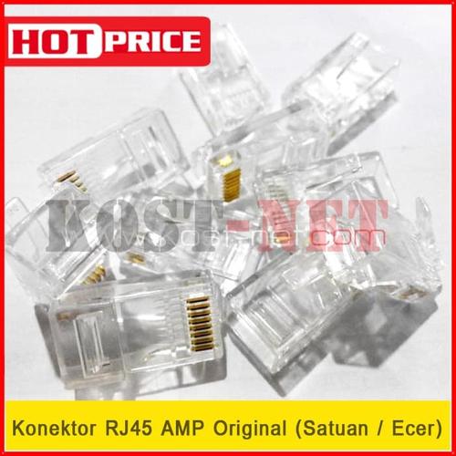 Jual Konektor RJ45 AMP Original (Satuan / Ecer) - Kab. Sleman - Kost ...