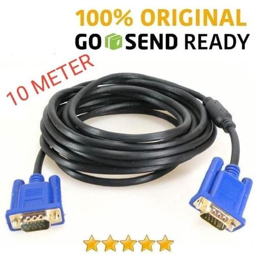 Jual Kabel VGA 10 meter / VGA cable 10m Gold plate - Kota Bandung - Novus Computer | Tokopedia