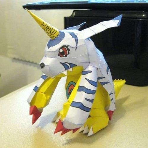 Jual Digimon Gabumon papercraft - Kab. Bekasi - Papercraft Tiviti ...
