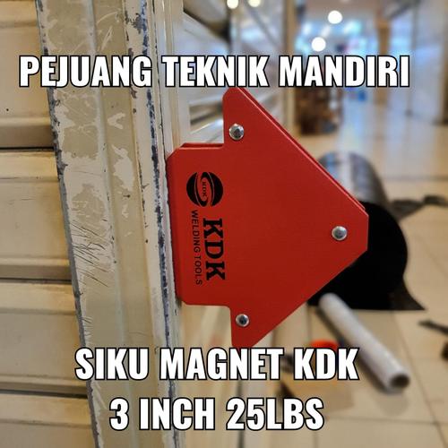 Jual SIKU MAGNET LAS 3 INCH 25LBS KDK / MAGNETIC WELDING HOLDER 3INCH ...