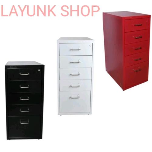 Jual Drawer Krisbow Lemari Arsip Besi 5 Laci 41x28x69Cm - Lemari Susun ...