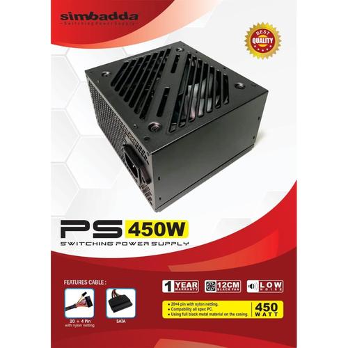 Jual PSU Simbadda 450 450w 450watt power supply - Jakarta Barat - maru ...