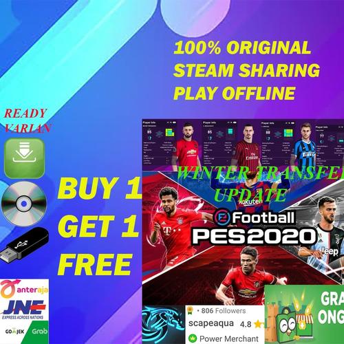 Jual eFootball PES 2020 Pro Evolution Soccer 2020 ORIGINAL PC - 1DVD ...