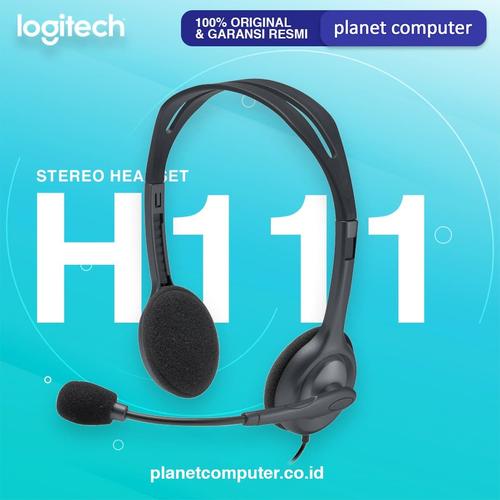 Jual HEADSET LOGITECH H111 - Kab. Sumedang - Planet Computer Store ...