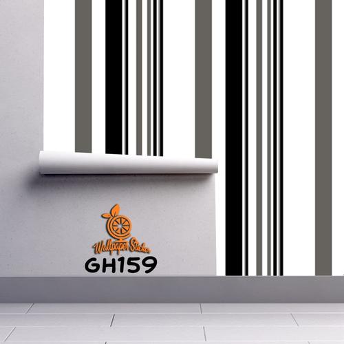 Jual Home Wallpaper Sticker Dinding Garis Hitam - 45cm x 10 m - Jakarta ...