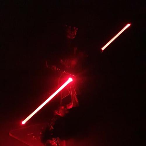 Jual Double Bladed / Dual Lightsaber LED Star Wars Merah 8 cm Darth ...