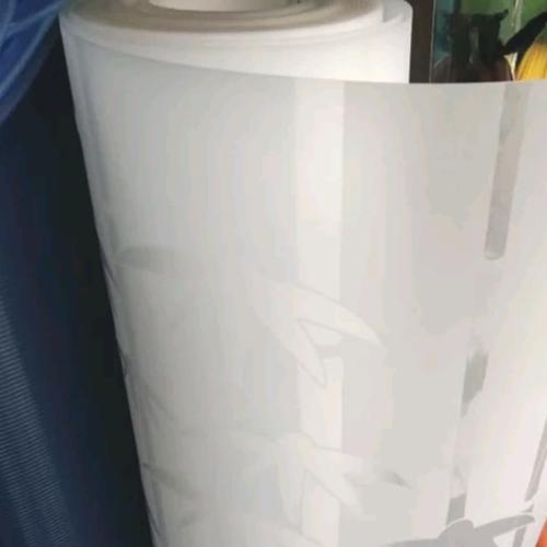 Jual plat pvc plat fiber penutup pagar motif bambu - Putih - Jakarta ...