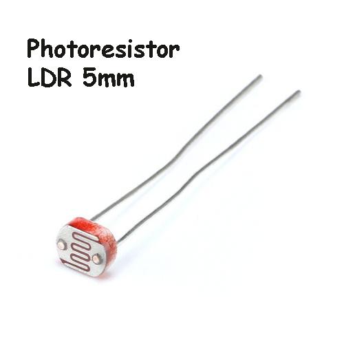 Jual Photoresistor LDR Sensor Cahaya 5mm GL5516 Photo Resistor GL 5516 ...