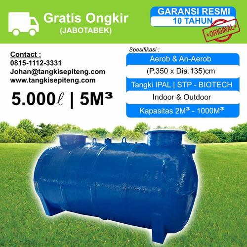 Jual BIOFILTER IPAL 5000 Liter / 5m3 - Jakarta Barat - Rumah Fiberglass ...