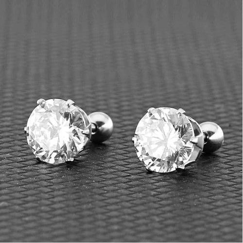 Promo Anting Pria Wanita Diamond Stud Earrings Titanium Steel Anti ...