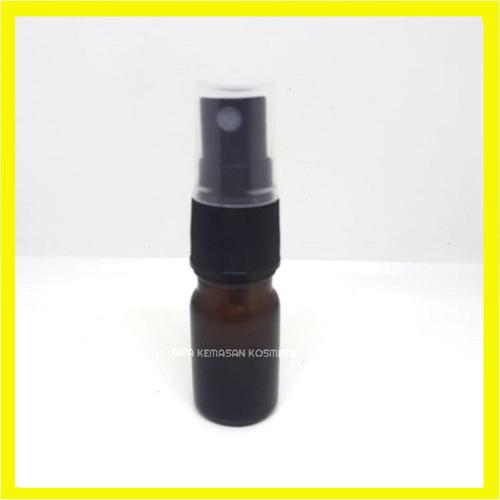 Jual Botol Kaca Spray 5ml Hitam Body Coklat Tebal - Hitam [minimal 5pcs ...