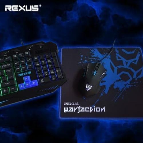Jual Keyboard Mouse Gaming Combo REXUS Warfaction VR1 - Kota Bandung ...
