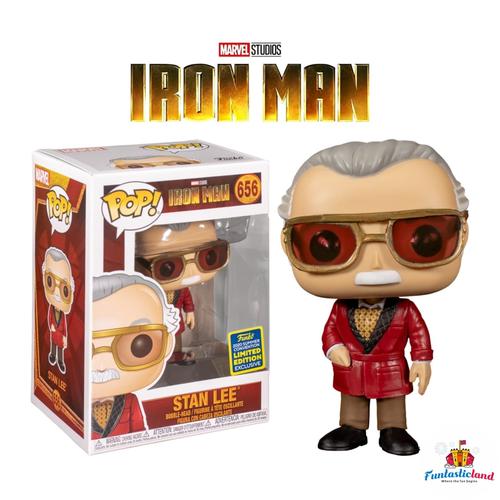Jual Original Funko POP! Marvel Iron Man Stan Lee as Hugh Hefner SDCC ...
