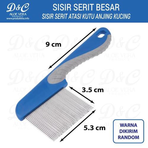 Promo Sisir Serit Besar Anjing Kucing [Sisir Kutu Anjing Kucing ...