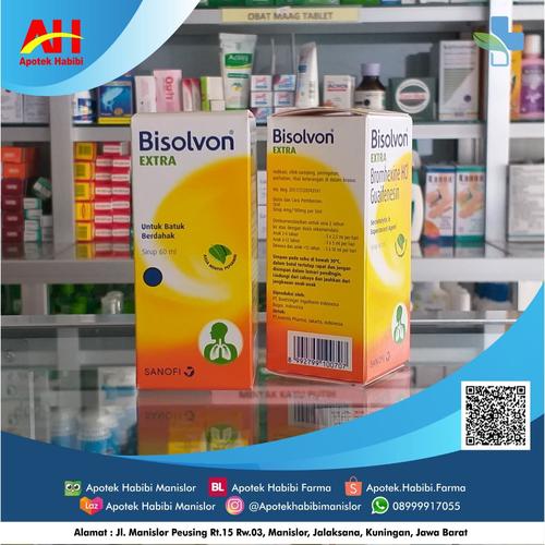 Jual BISOLVON EXTRA 60ML DAN BISOLVON LARUTAN SOLUTION 50ML OBAT BATUK ...