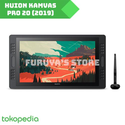 Jual Huion Kamvas Pro 20 (2019 edition) drawing tablet graphic tablet ...