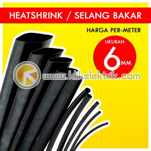 Jual Heatstring Heatshrink Kabel Bakar 6mm Isolasi Selang Selongsong ...