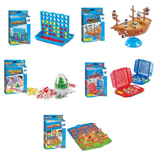Jual Mainan mini board game, line up 4,guess who, bingo, sea battle ...