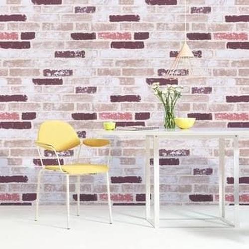 Jual Wallpaper stiker dinding motif bata warna warni 226 - Jakarta ...