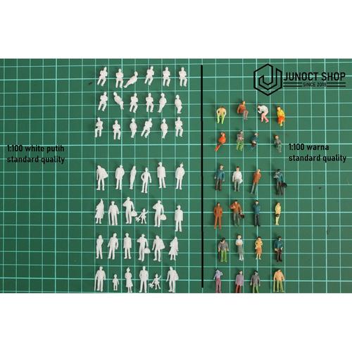 Jual ORANG SKALA 1/100 1:100 PUTIH BERWARNA - DIORAMA MAKET MINIATUR ...