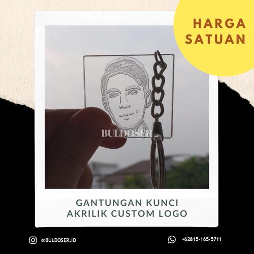 Jual GANTUNGAN KUNCI AKRILIK CUSTOM GRAFIR FOTO NAMA | BULDOSER LASER ...