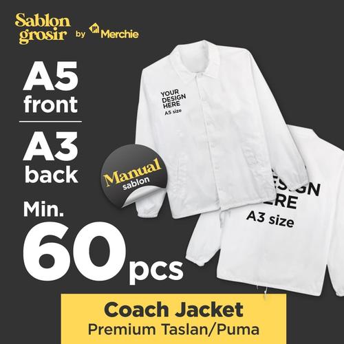 Jual Coach jacket sablon. Coach jacket custom. Coach jacket grosir ...