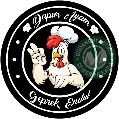 Jual STIKER BULAT DAPUR AYAM UKURAN 5X5 CM - Kab. Jombang - STIKER ...