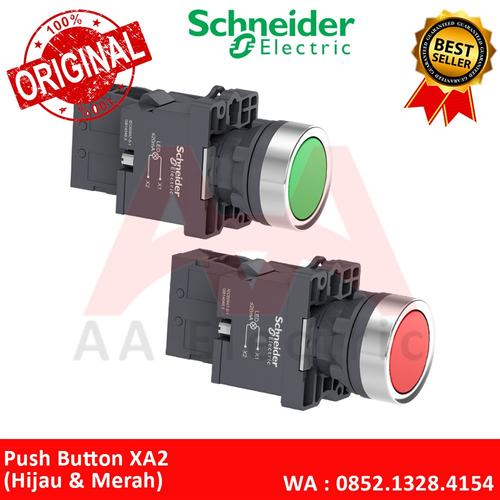 Jual Push Button warna hijau XA2EW33M1 Schneider - Jakarta Pusat - AA ...