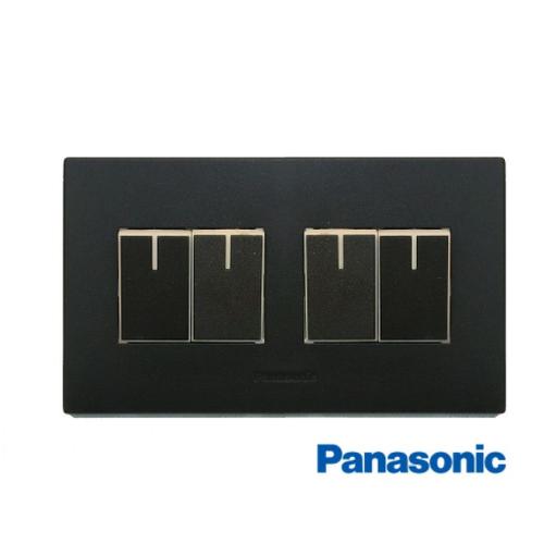 Jual Panasonic Saklar 4G WESJ5931+WESJ78049 Style Series 4 Gang Matte ...