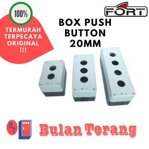Jual BOX PUSH BUTTON STATION 22MM TIPE BX1-22 MEREK FORT 1 LUBANG - 1 ...