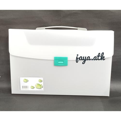 Jual MAP PLASTIK CARRY FILE 4CM DOKUMEN FILE TENTENG FOLIO F4 TANPA ...