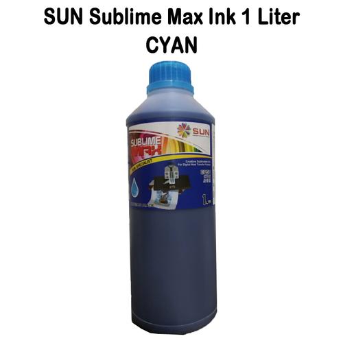 Jual Tinta Sablon Sublime - SUN Sublime Max 1 Liter CYAN - Kota ...