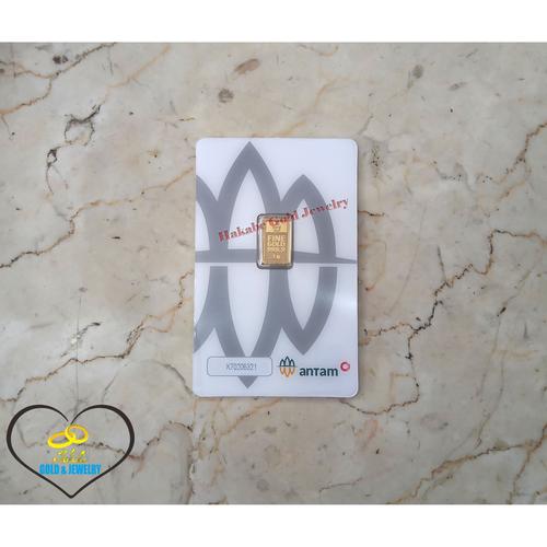 Jual Emas Batangan ANTAM Logam Mulia 24K Gold Bar Gold Fine Gold 1 Gram ...