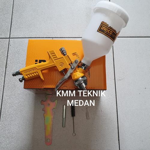 Jual INGCO SPRAY GUN HVLP SEMPROTAN ANGIN AIR SPRAY ASG1061 600CC T ...