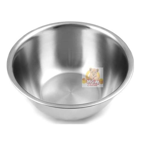 Jual Mixing Bowl Stainless Steel 28CM TEBAL - Baskom stainless 28cm ...