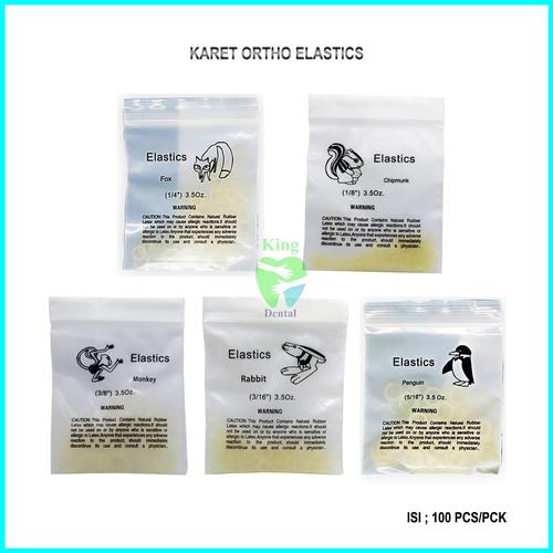 Jual Karet Elastik Behel Rubber Band Elastic Ortho - MONKEY - Kota ...