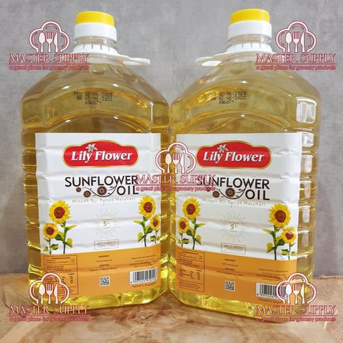 Jual SUNFLOWER OIL LILY FLOWER 5 L / MINYAK BUNGA MATAHARI BEST SELLER ...