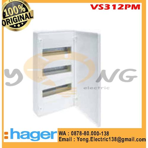 Jual Box Mcb / Box Sikring / Box Sekring Hager / VS312PM / Inbow VS 312 ...