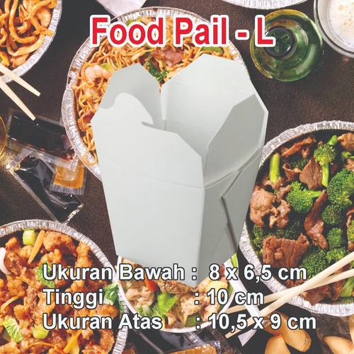 Jual Food Pail / Rice Box / Box Bento / Noodle Box ukuran 12 oz - Kota ...