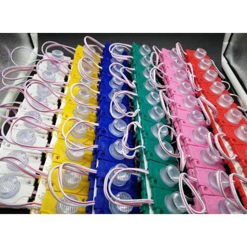 Jual LED Modul 1.5W 24V Warna 1LED 1 Module Isi 100 Lampu Neon Box ...