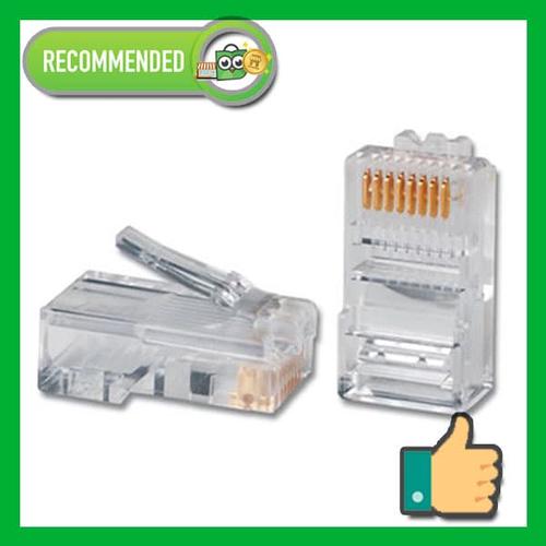 Jual Connector LAN RJ45 100 pcs (1 pack) Kabel Internet, LAN Cable ...